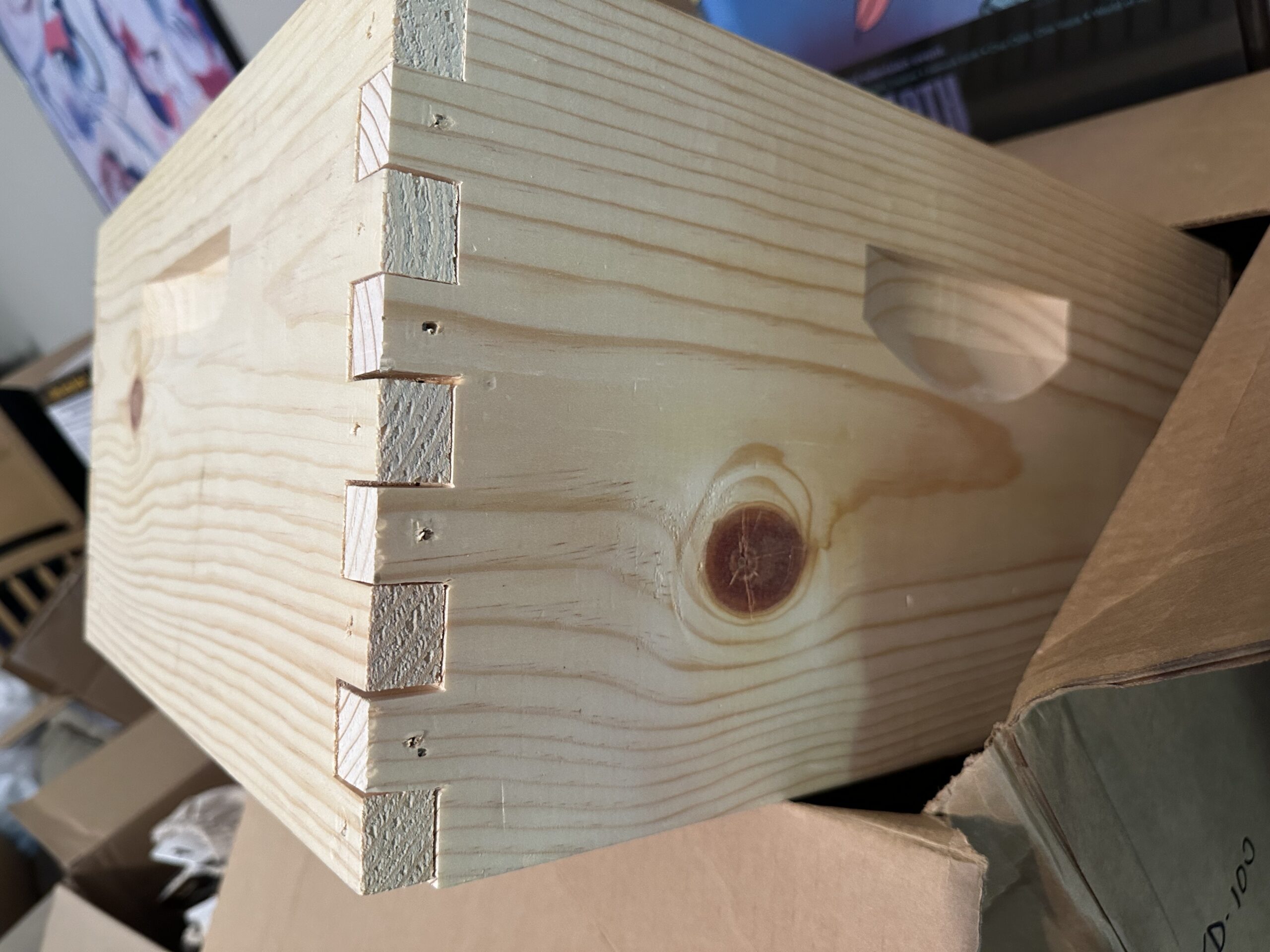 One Deep Hive Box ASSEMBLED, UNpainted BUDGET Grade plus 10 ASSEMBLED ...